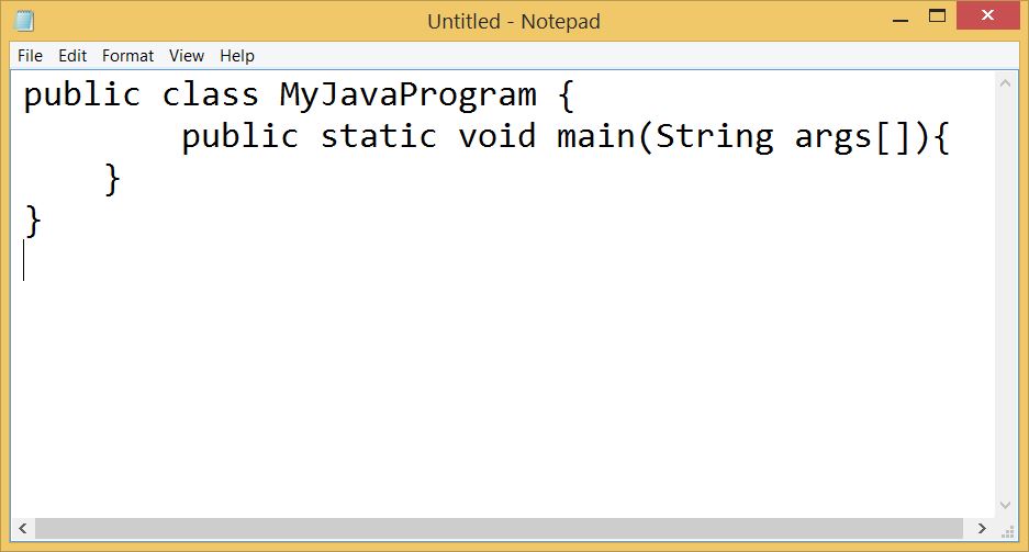 How To Write A Simple Java Program Step By Step Procedure With