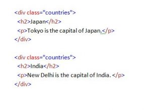 What is the Difference Between div id and div class - Pediaa.Com