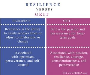 What is the Difference Between Resilience and Grit - Pediaa.Com