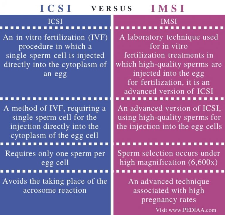 What Is The Difference Between Icsi And Imsi Pediaa Com