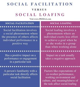 What is the Difference Between Social Facilitation and Social Loafing ...